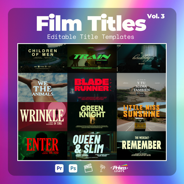 Title Templates – Prism Lens Fx